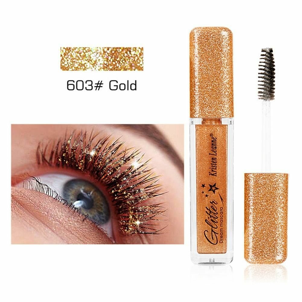 Сверкающая тушь для ресниц Объем и завиток Яркие глаза