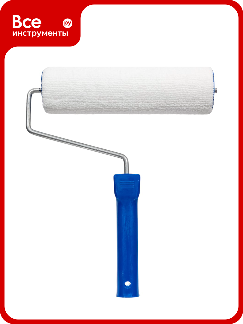 Валик Никище ВМ200 велюр, 200x48 мм, бюгель 6 мм, шплинт, плотность 90 гр/м2 37839