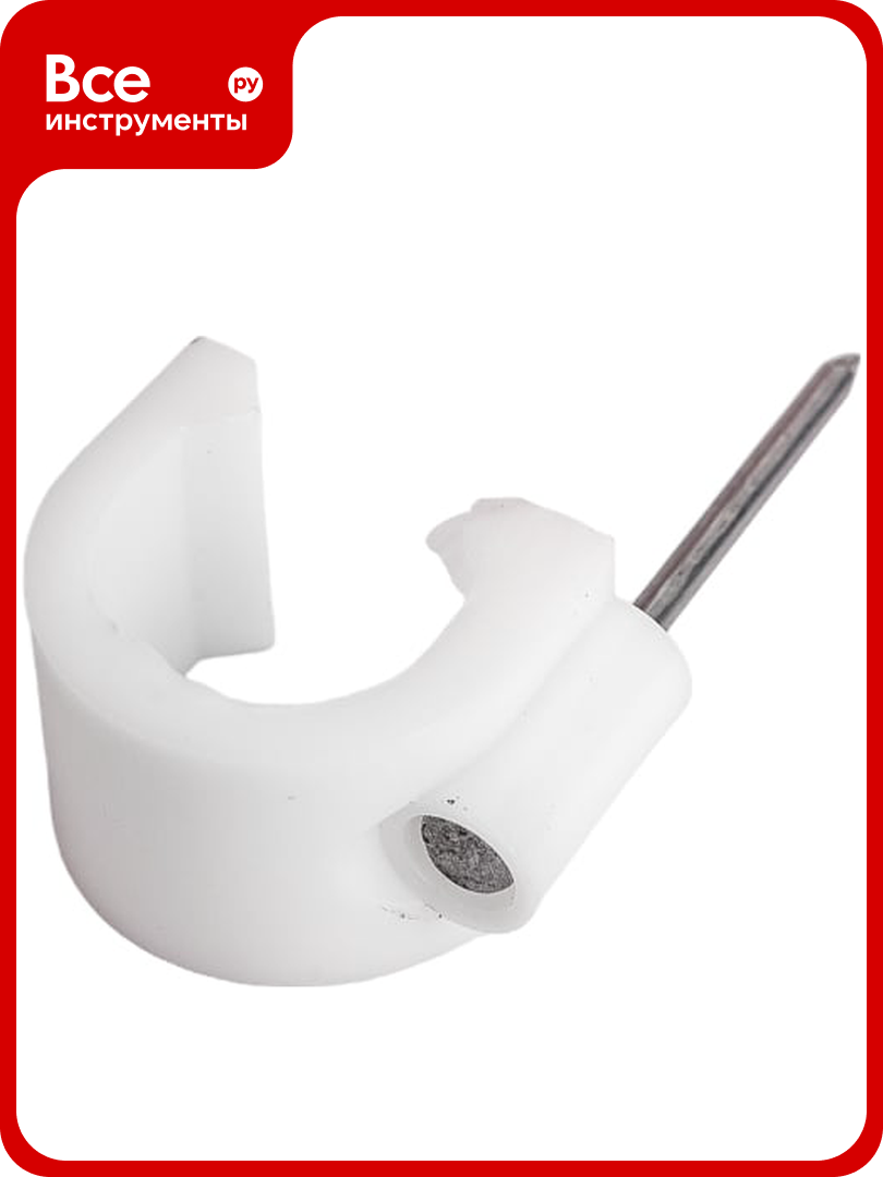 Скоба для кабеля, круглая А 12мм, 30шт - пакет Tech-Krep/Zitar 103652