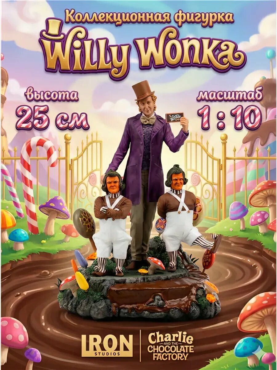 Статуэтка Вилли Вонка и Шоколадная фабрика
