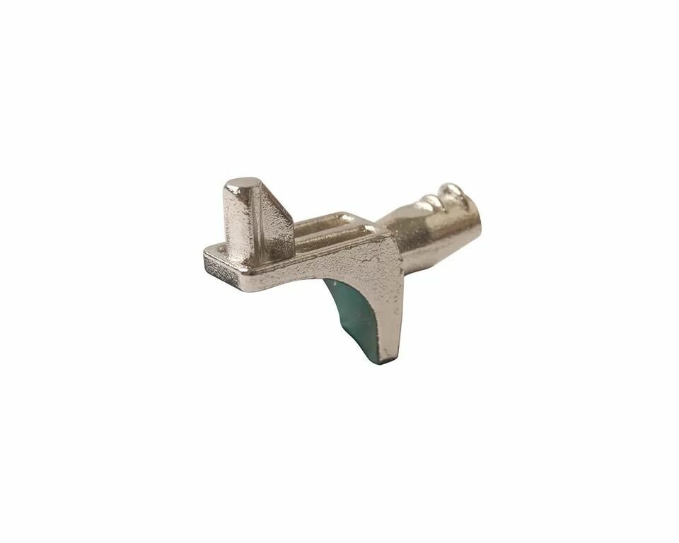 ME64 SAFE Полкодержатель для деревянных полок с упором и фиксацией, никель, 10 штук