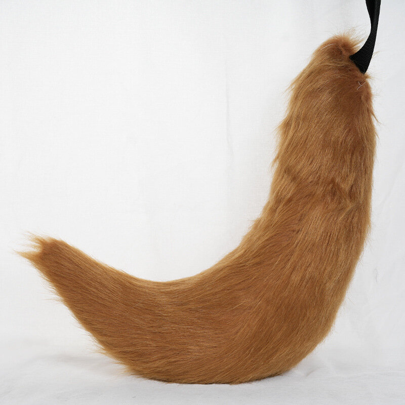 Аниме большие ручные плюшевые уши и хвост животного, аксессуары для косплея, хвост лисы, хвост волка, аксессуары для Comic Con