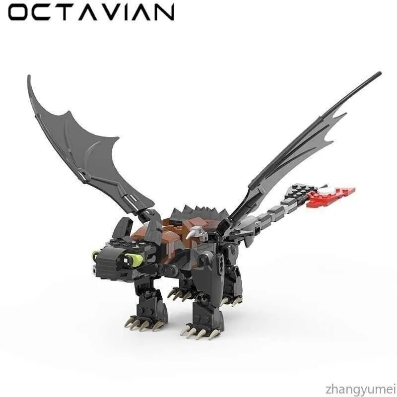 Строительная игрушка Как приручить дракона / How to Train Your Dragon Беззубый фигурка