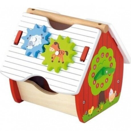 Логический домик-сортер в коробке VIGA VG50533