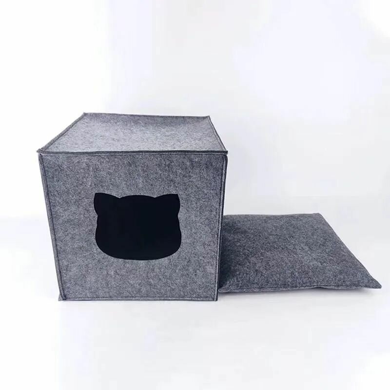 Фетровый домик для кошек