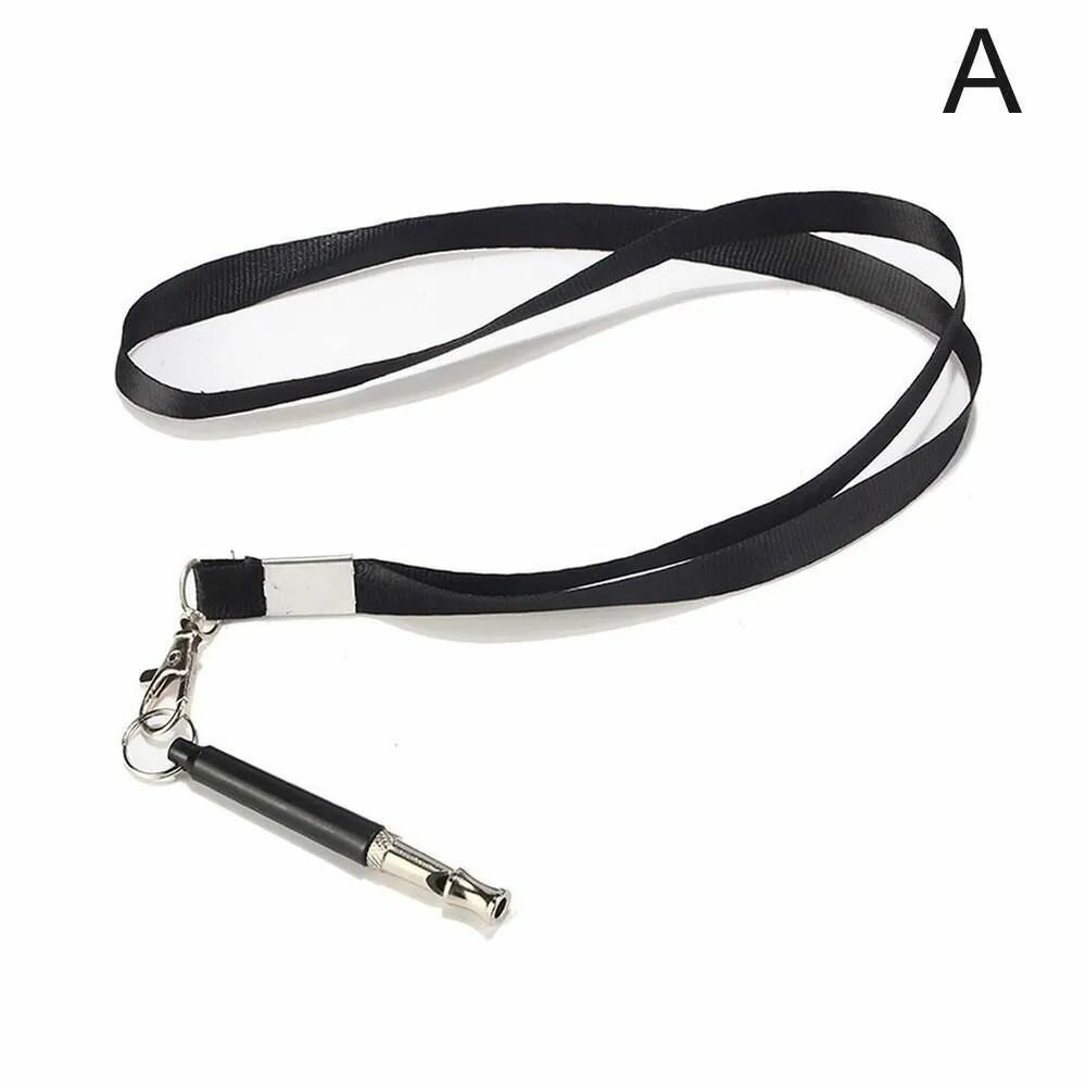 Металлический ультразвуковой бесшумный свисток для дрессировки собак со шнурком
