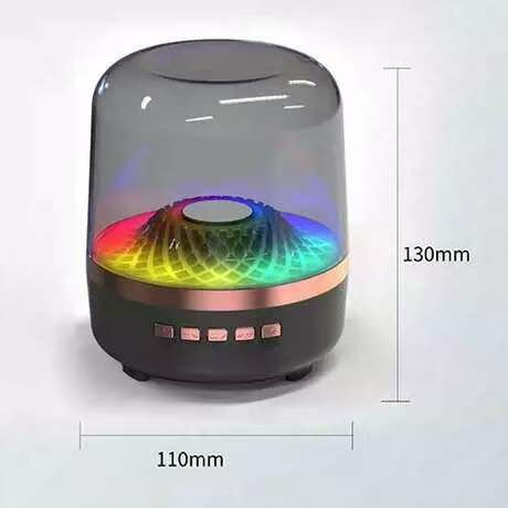 Беспроводная Bluetooth-колонка Huaqiangbei Manhattan, глянцевая, с сабвуфером, высокой громкостью, компактного размера, разноцветная.