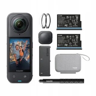 Экшн-камера Insta360 X5 Essentials Bundle, водонепроницаемая, 360° 8К, 72 МП, 4К60 fps, HDR