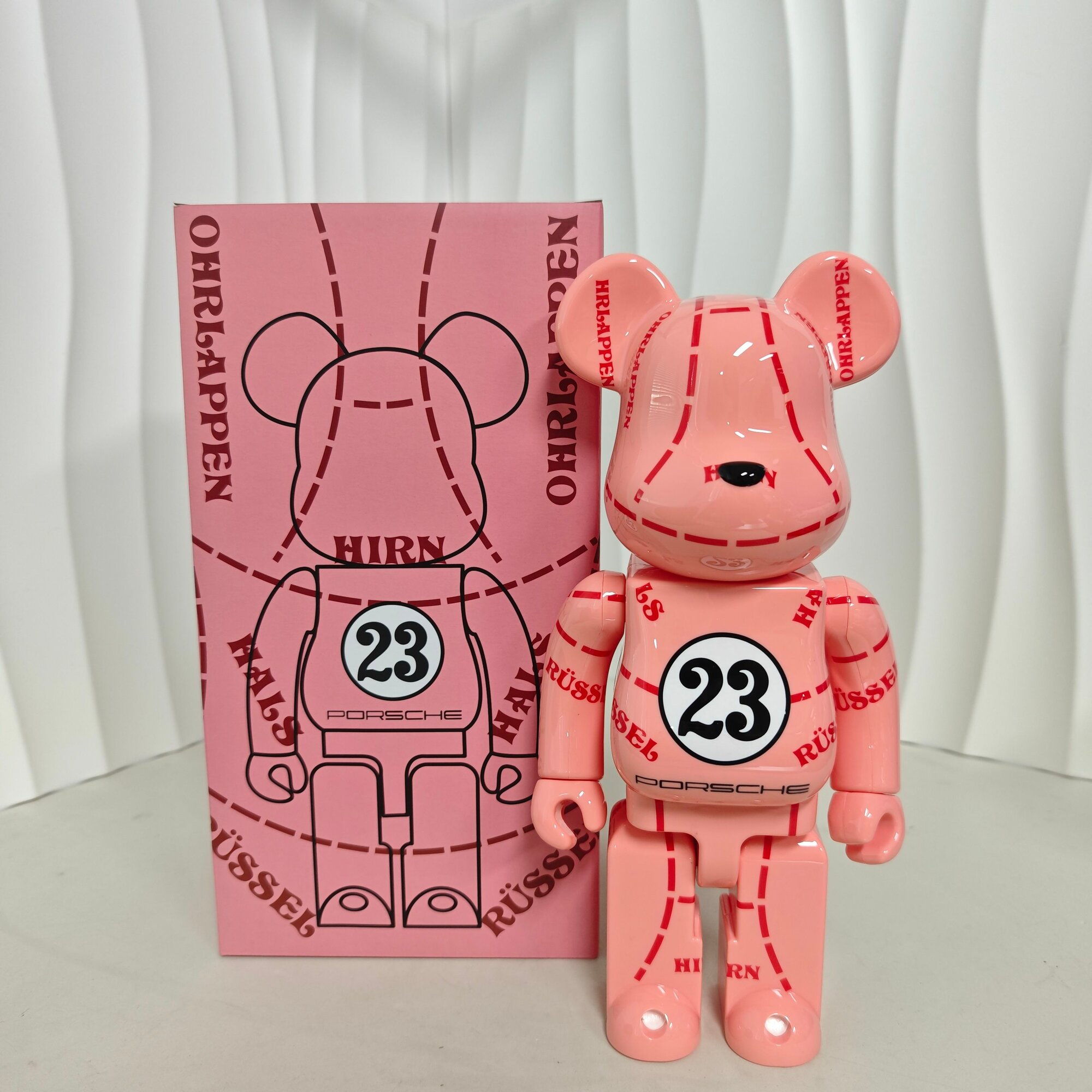 Игрушечная Статуя Медведя Bearbrick 28cm-Porsche