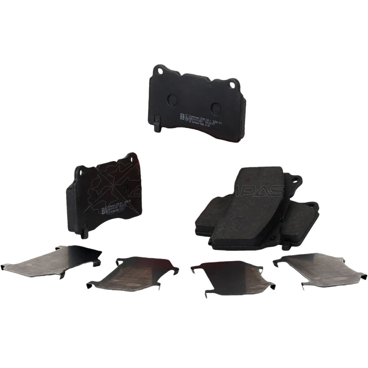 Колодки тормозные передние ZIMMERMANN 23325.160.1 Cadillac Cts 13-> Opel Astra J Gtc, Insignia A G09 08-> Tesla Model S 5Yjs, Model х 5Yjx 12->