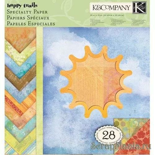 Набор бумаги K&Company Солнышко, для скрапбукинга, 31х31 см, 28 листов, KCO-30-625563