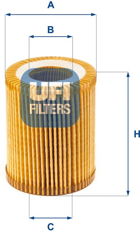 Фильтр масляный UFI 25.164.00 Bmw 1 F20, F21 10->