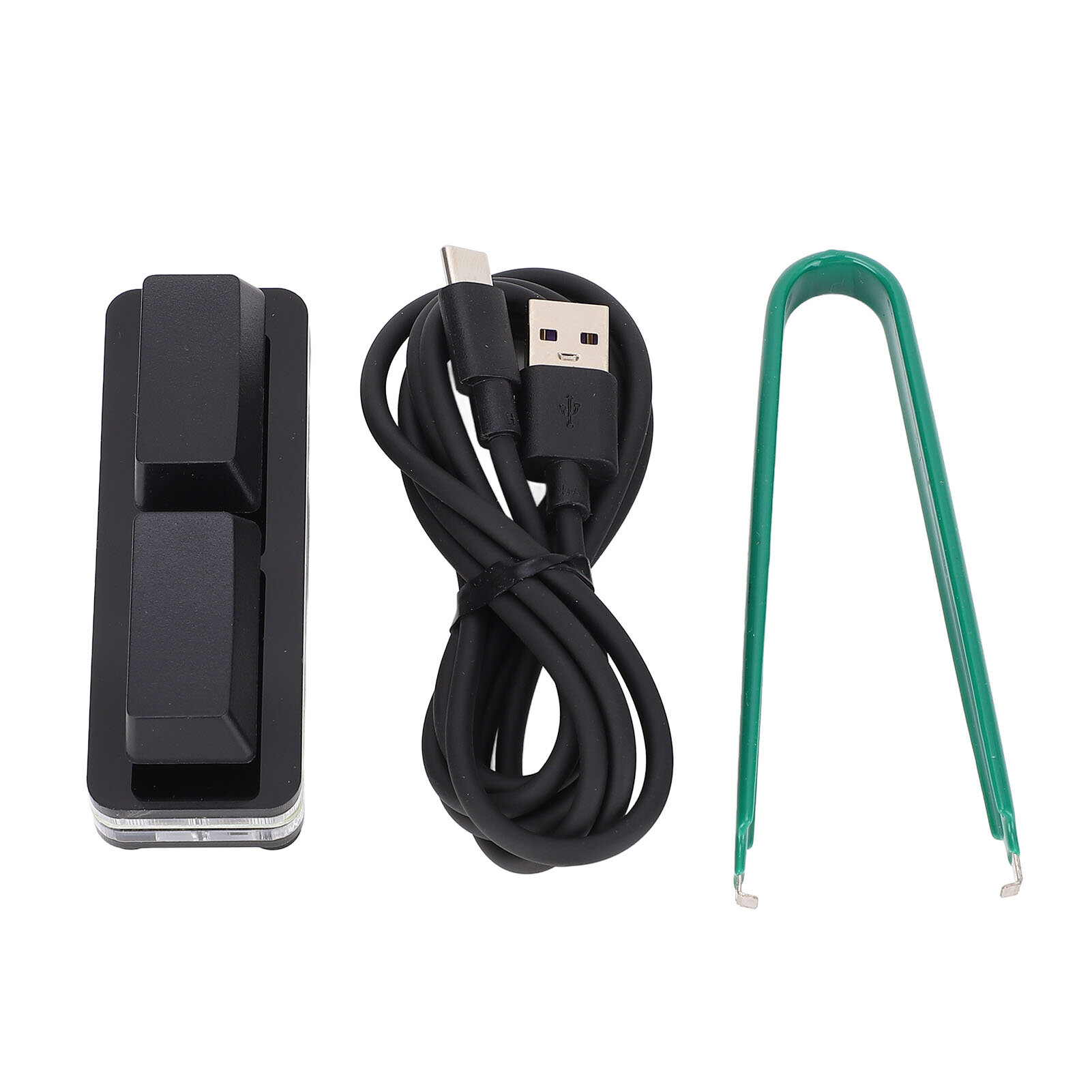 Программируемая клавиатура (2 клавиши), USB, RGB, для OSU, черная