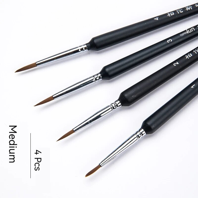 Художественные кисти Borrence 4/7 шт. 4pcs C