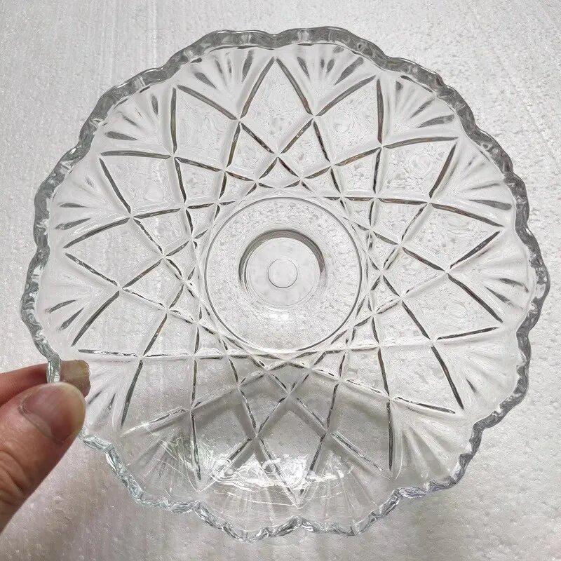 Канделябр Fanlooking хрустальный with 6 side holes, 160mm amber