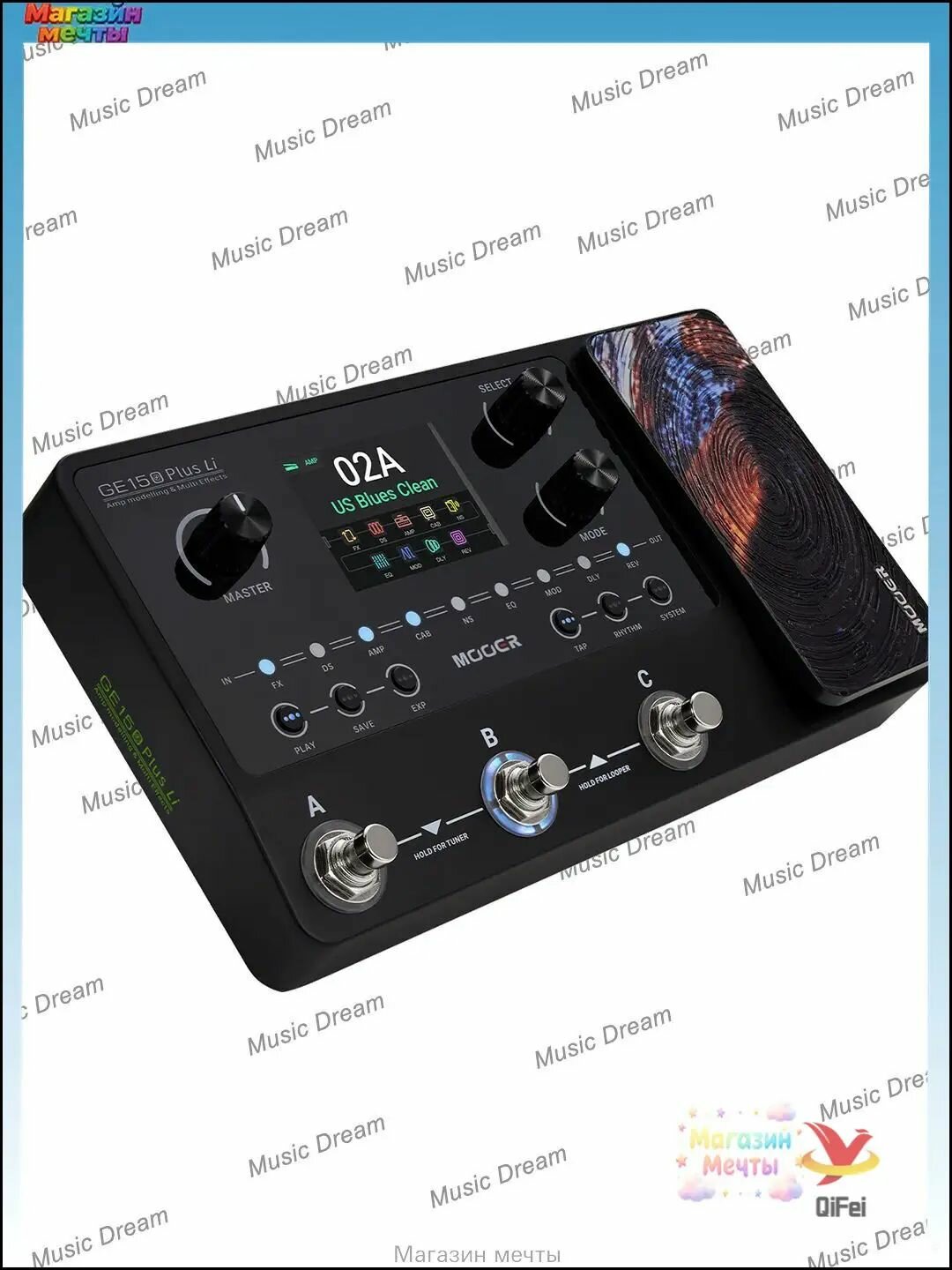 Mooer GE150 Plus Li Процессор гитарных эффектов-x — фото 1