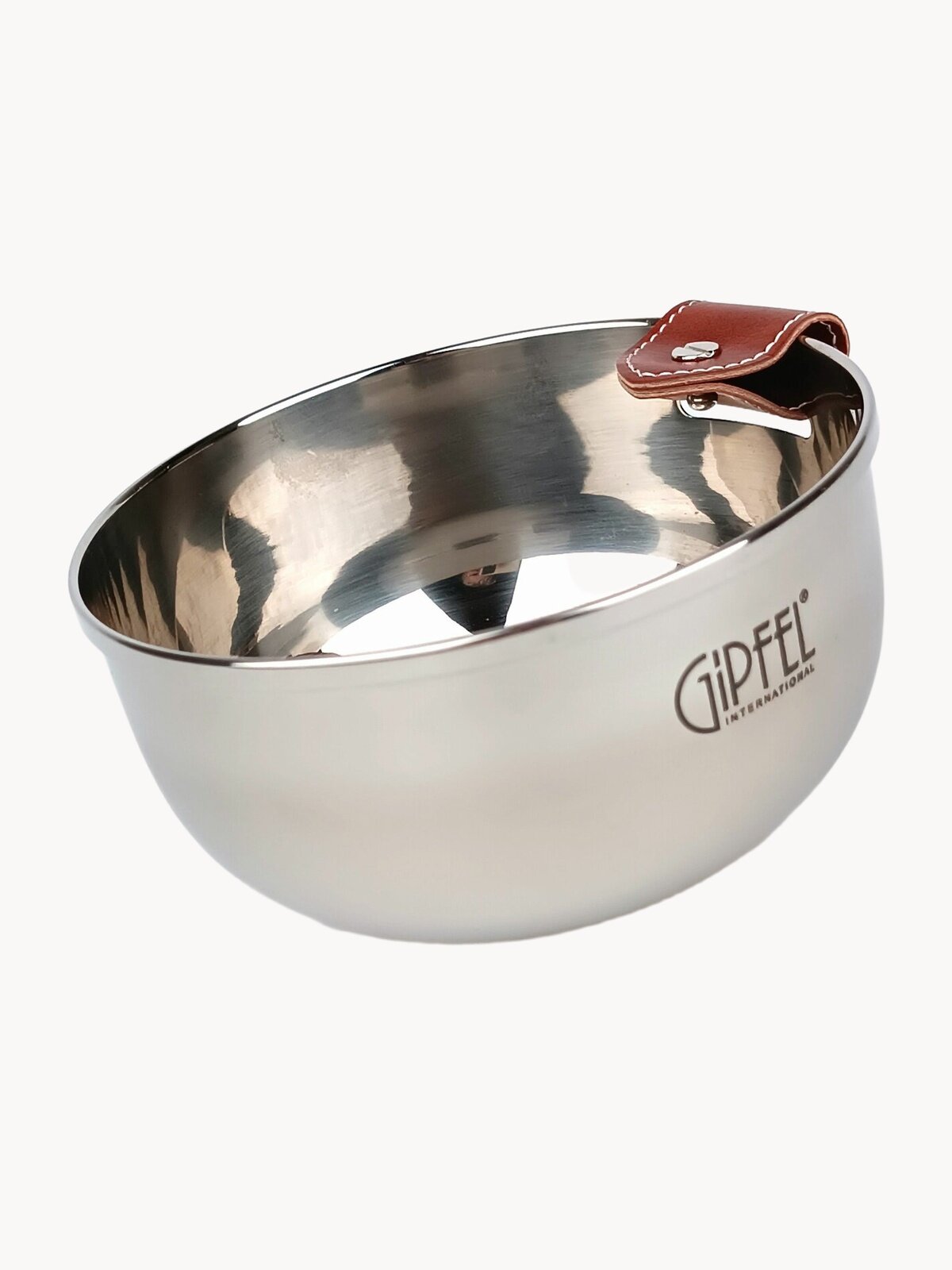 Чаша для льда GIPFEL International, Германия, диаметр 11,5 см, нержавеющая сталь, в подарочной упаковке