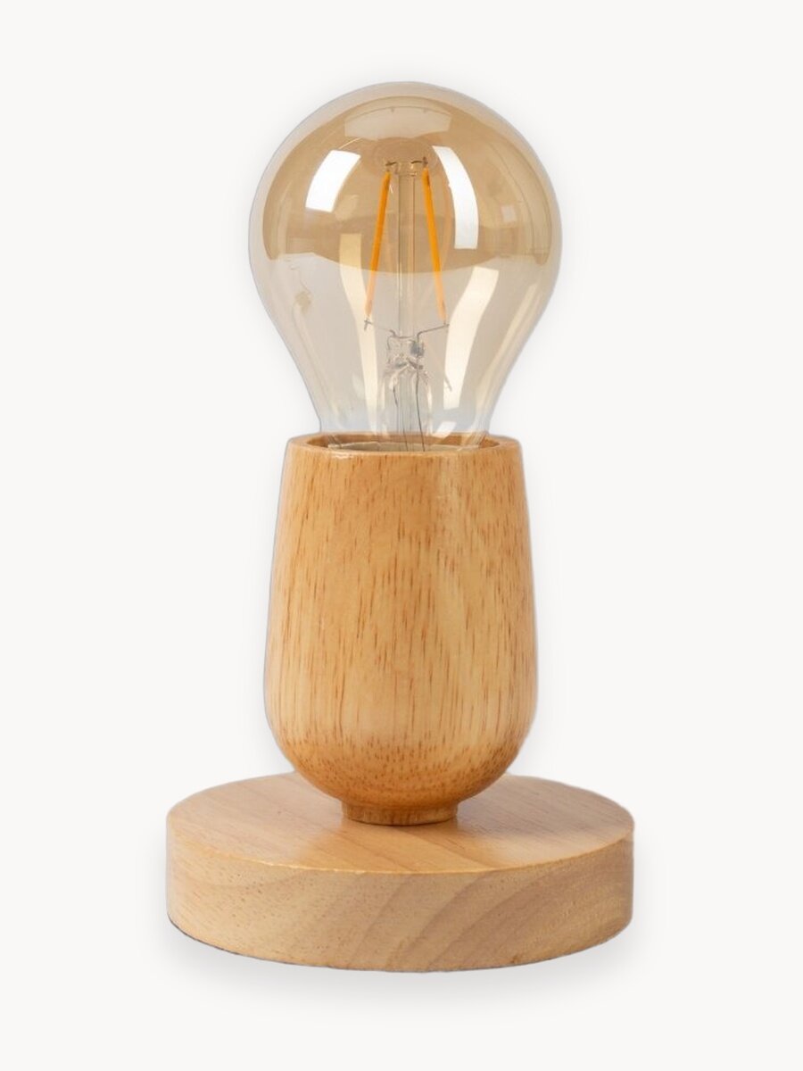 Лампа настольная Lamplandia L1685 STUMP WOOD, E27*1 макс 40Вт