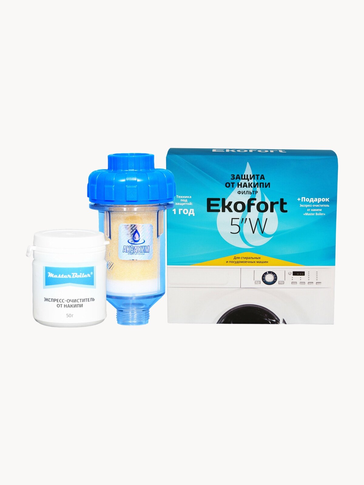 Ekofort 5"W Фильтр для защиты от накипи стиральных машин