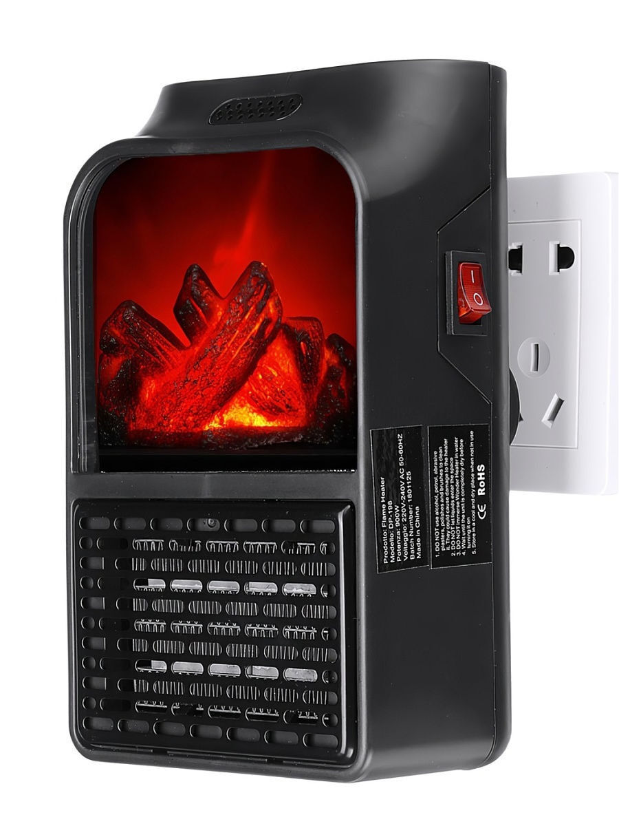 Портативный обогреватель с LCD-дисплеем Flame Heater с пультом ДУ