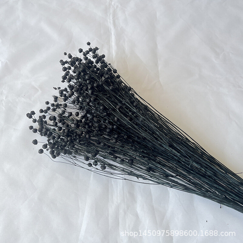 Букет цветов из бобов акации "Сделай сам", красный кунжут, черный, 50 г