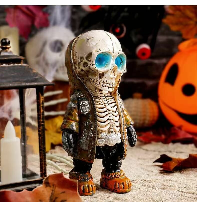 Очаровательные статуэтки Ангел-скелет, Украшения на Хэллоуин