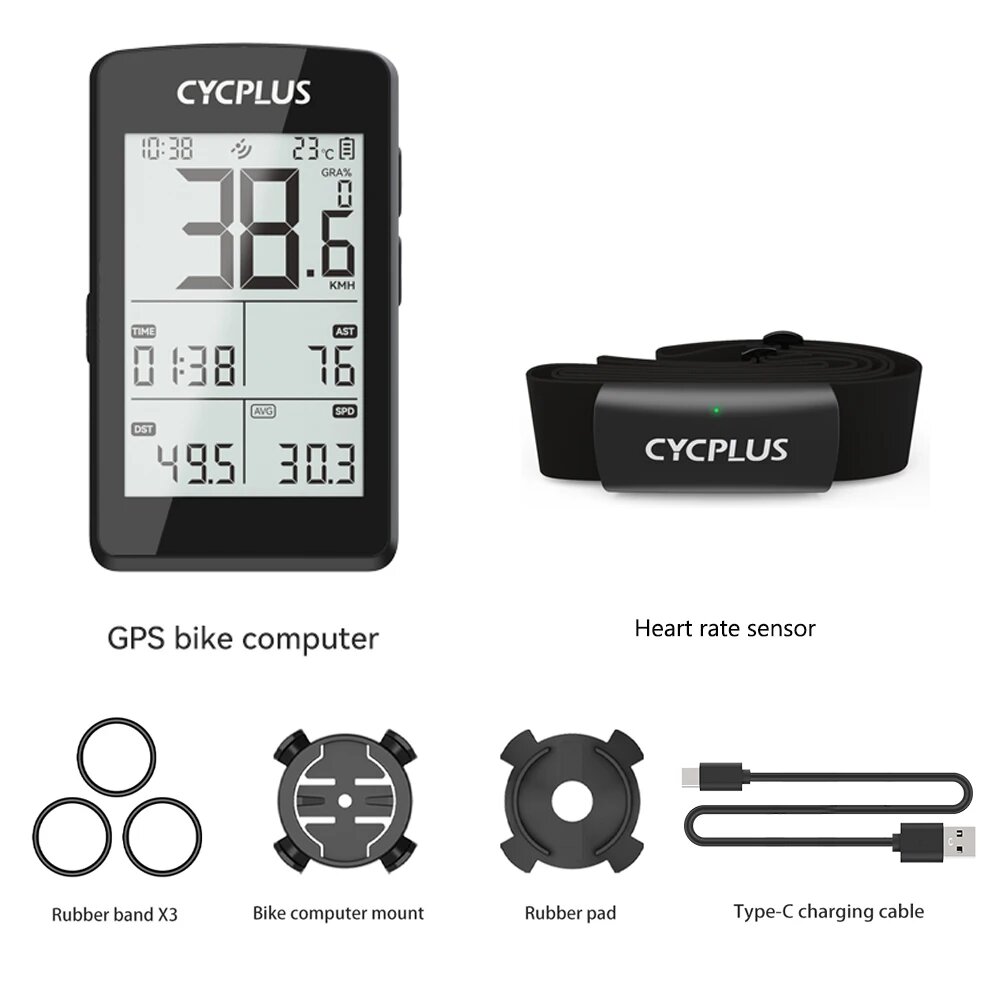 CYCPLUS M3 GPS велокомпьютер