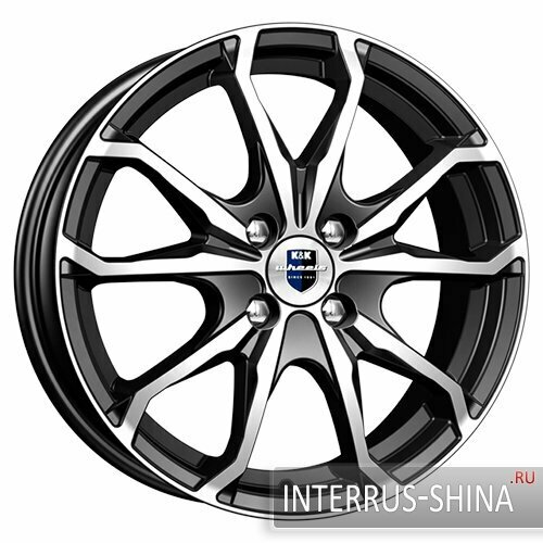 Колесный диск K&K Brent 6x16 4x98 ET35 D58.6 Алмаз черный