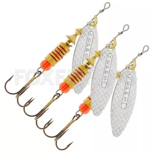 Блесна вращающиеся Mepps Aglia Long №2 7гр. #S 3штуки