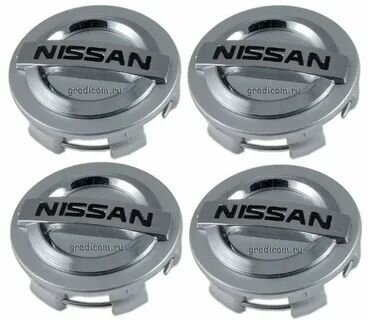 Колпачки (заглушки) на литые диски Nissan d60/57хром 4 шт.