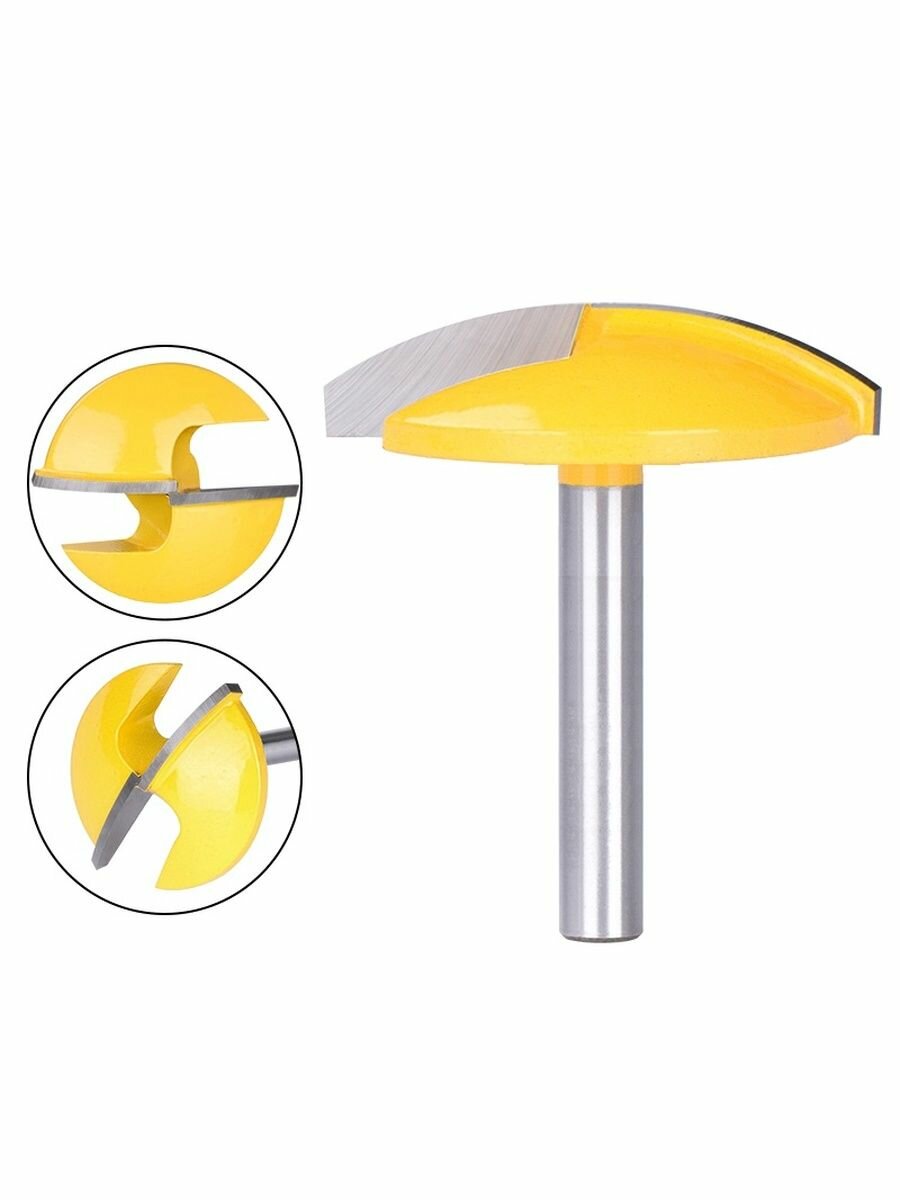 Фреза пазовая галтельная XCAN 45х32мм, хвостовик 8мм, по дереву