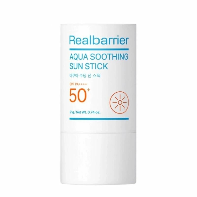 Real Barrier Увлажняющий солнцезащитный крем стик Aqua Soothing Sun Stick SPF50+, 21гр