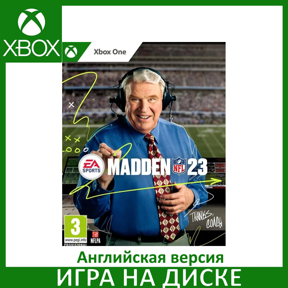 Игра Madden NFL 23 Xbox One, Series X Английский язык Диск на Xbox