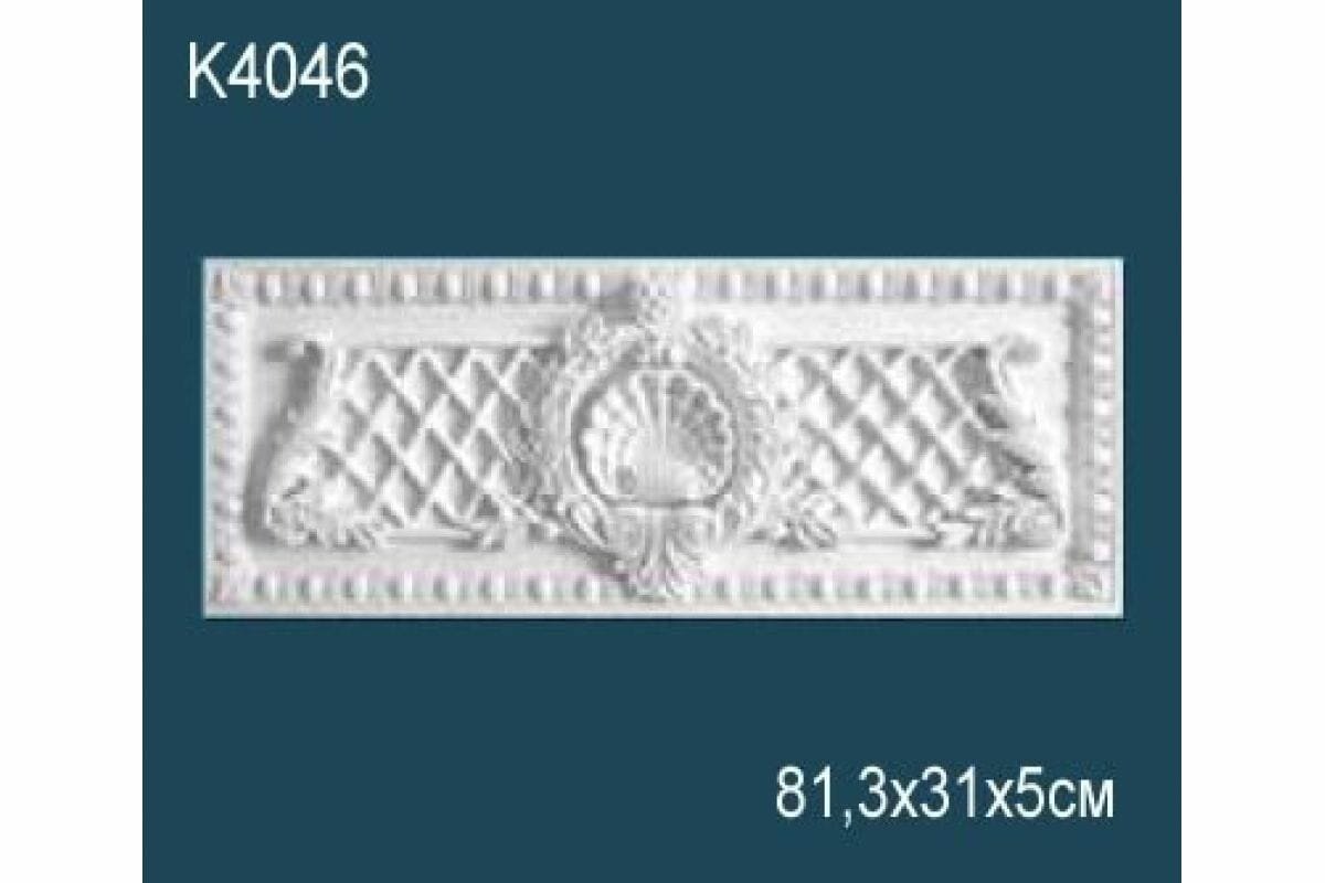 Панно Perfect K4046 , полиуретан, 31x81x5 см, под покраску, белый
