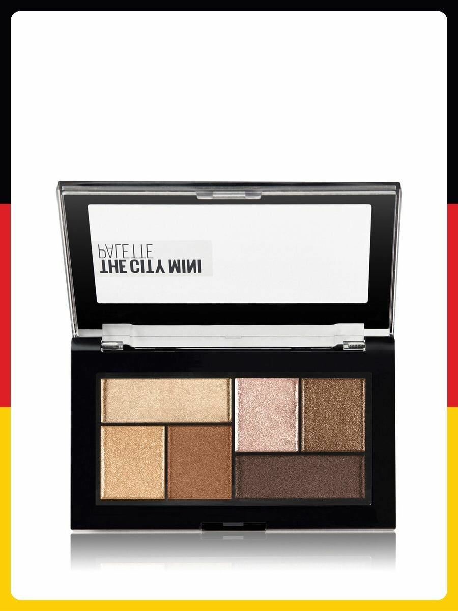 Тени для век Maybelline New York The City Mini 400 Rooftop Bronzes, 6 г
