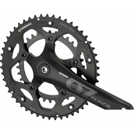 Система шатунов Prowheel Ounce-521C-N PR11020, 2 звезды, зубьев 34/50