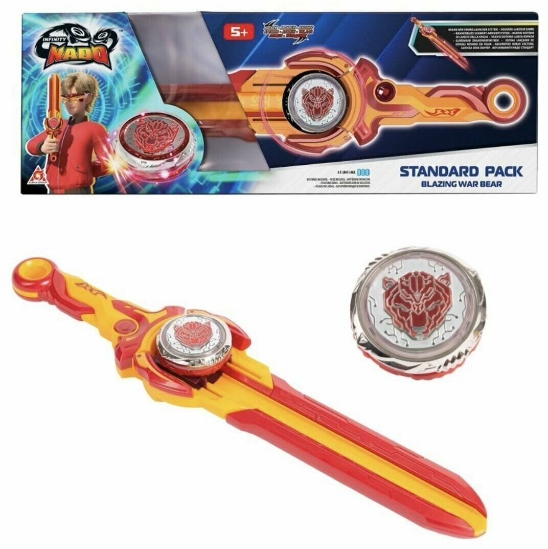 Инфинити Надо. Infinity Nado Волчок Эпик Лончер Стандарт Blazing Bear 40598