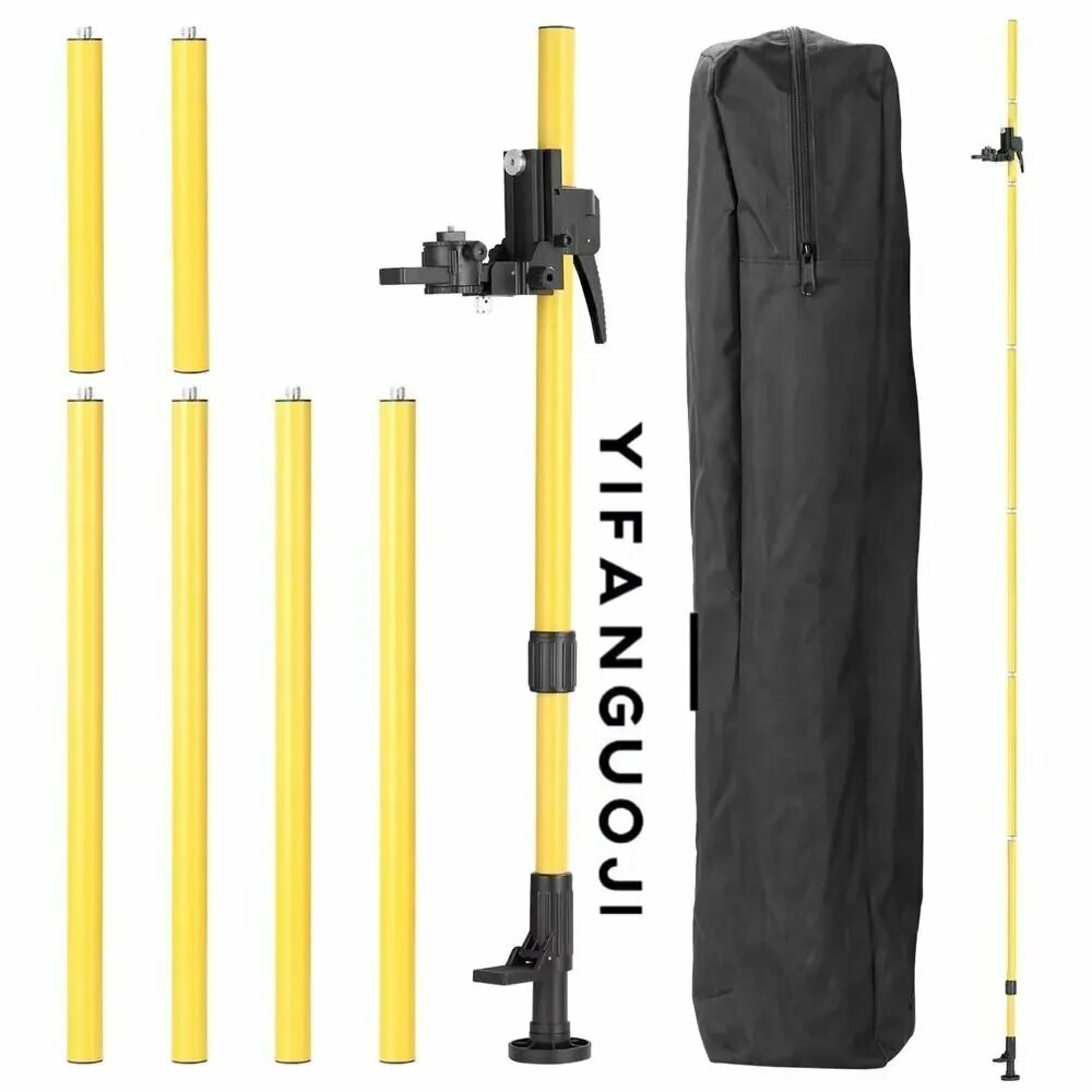 Лазерный уровень/нивелир P562, горизонтальный подъемный кронштейн, 4.2 м