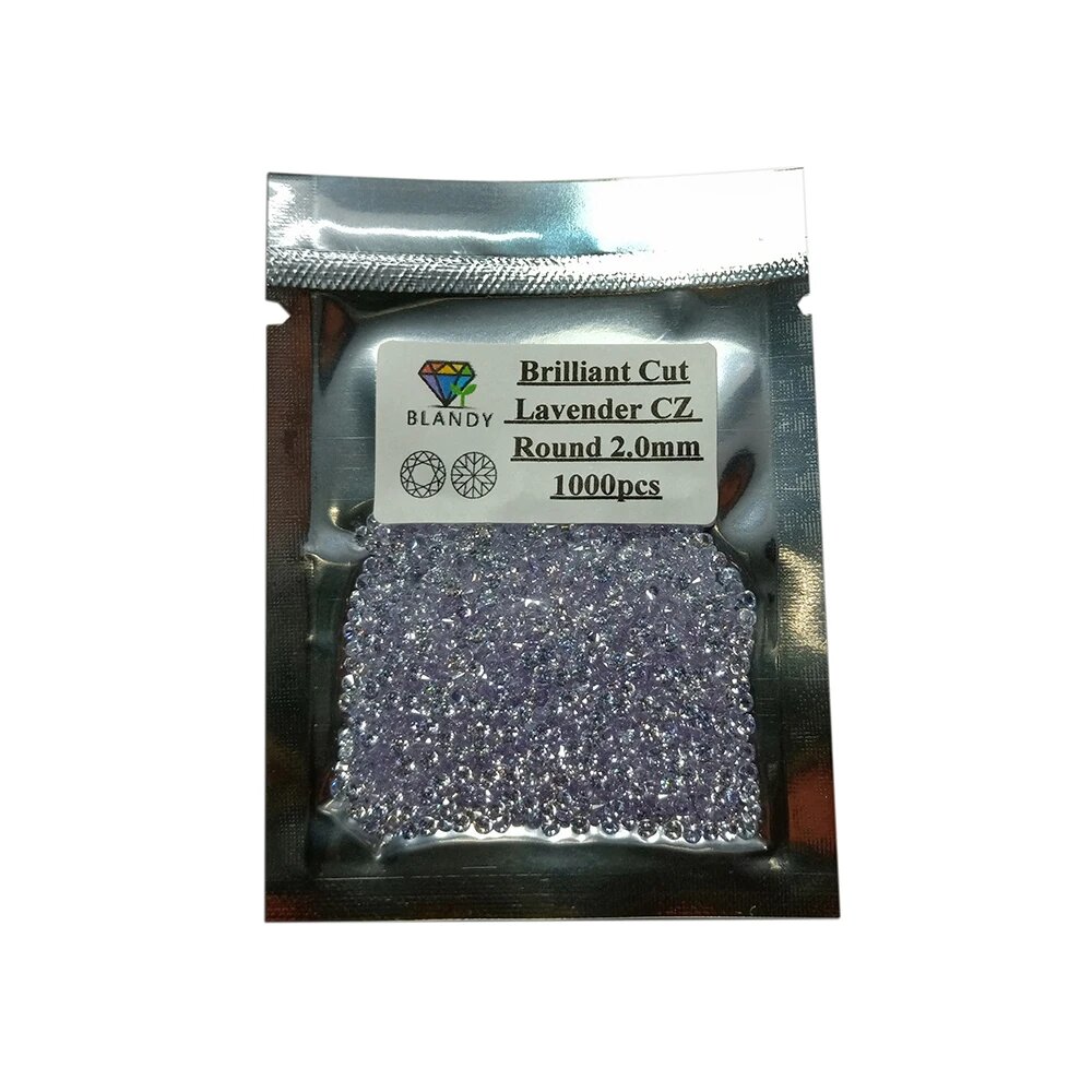 Кубический цирконий Lavender 1.25mm 1000шт