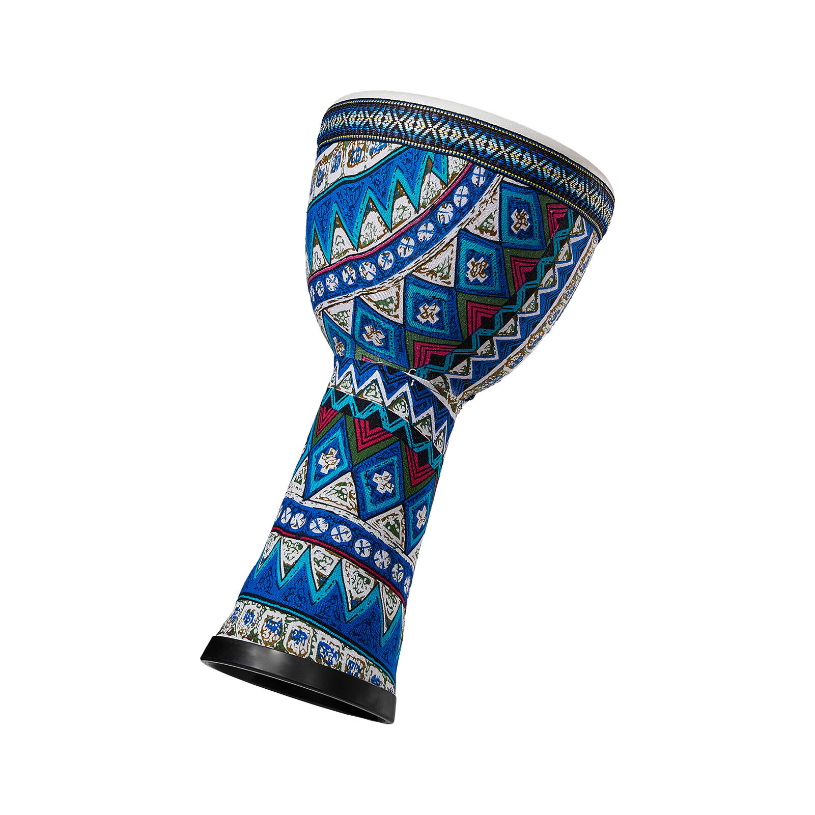 8-дюймовый африканский барабан, корпус из ПВХ, поверхность из козьей кожи, легкий ручной барабан, ударный инструмент, красочный узор, бонго-барабан для взрослых начинающих