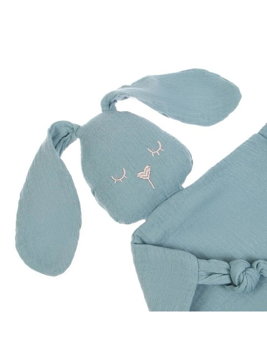 Мягкий плюшевый комфортер-зайка для малышей