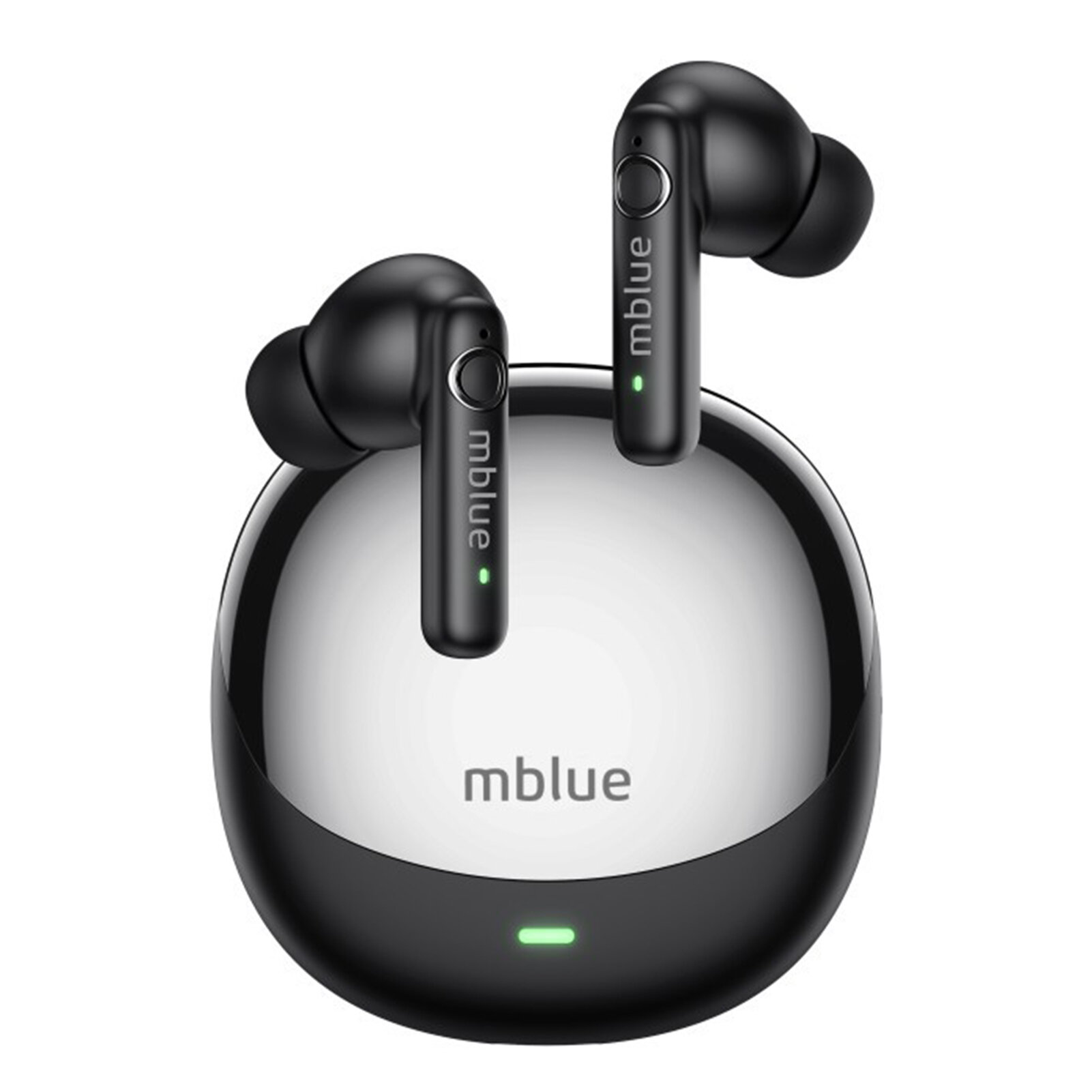 Беспроводные наушники mblue AR09 с Bluetooth 5.4, шумоподавлением, водонепроницаемостью, для игр и спорта, со встроенным микрофоном и функцией громкой связи.