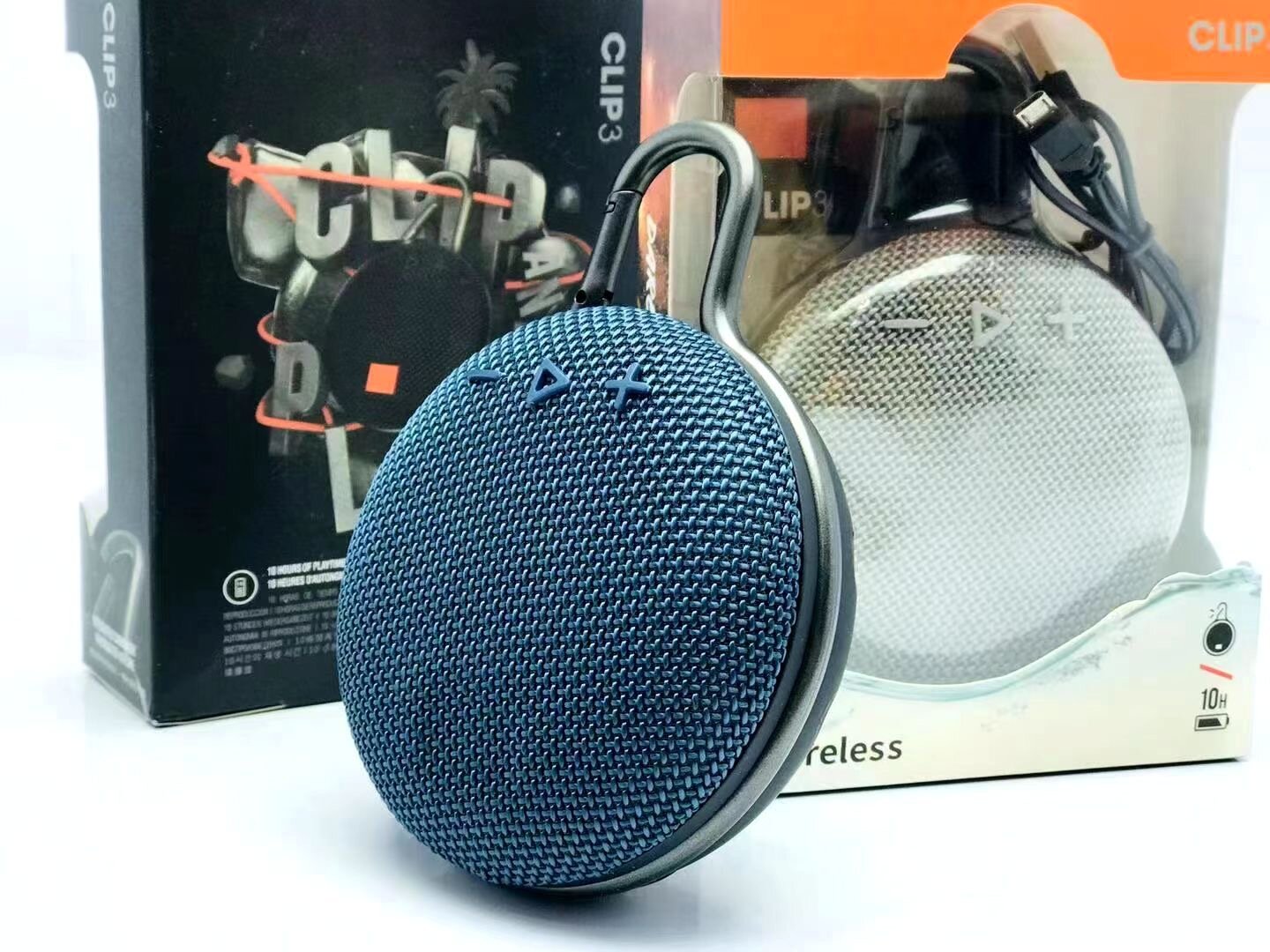 Clip3 Cross-Border Bluetooth Audio беспроводная портативная ткань водонепроницаем, синий, SKU05326