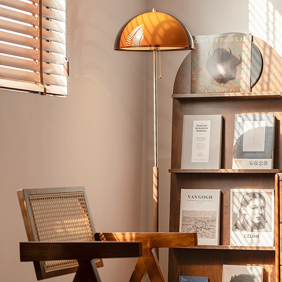 Дизайнерский торшер Sewant с веревочным выключателем, 153 см