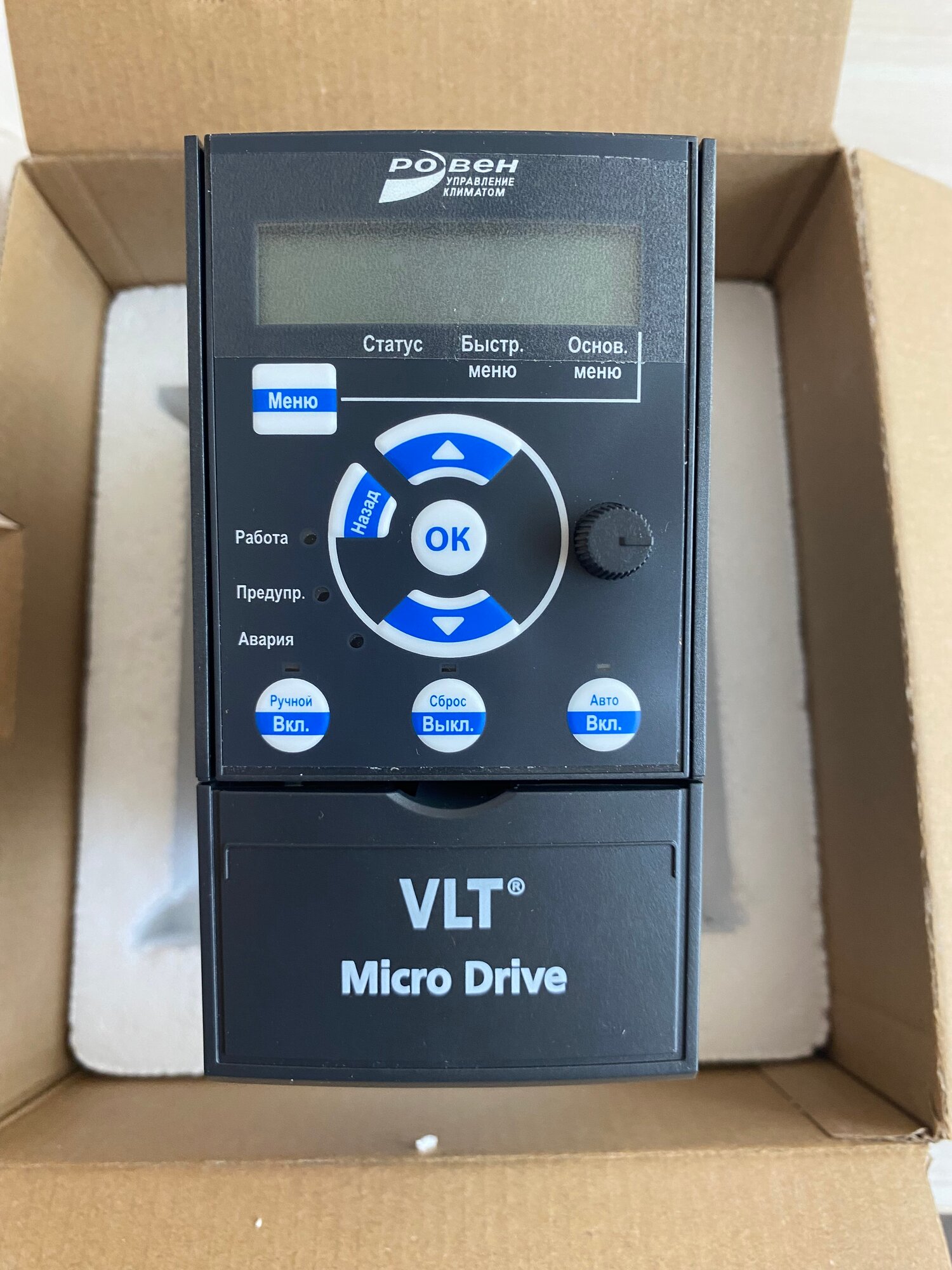 Преобразователь частоты Ровен (RW-051) 0.75 кВт, 380В Артикул 333M1007