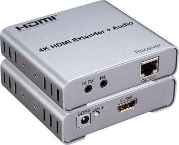 Удлинитель HDMI по витой паре на 100 метров с доп выходом HDMI, Local Loop, 4Кх2К /VСonn/