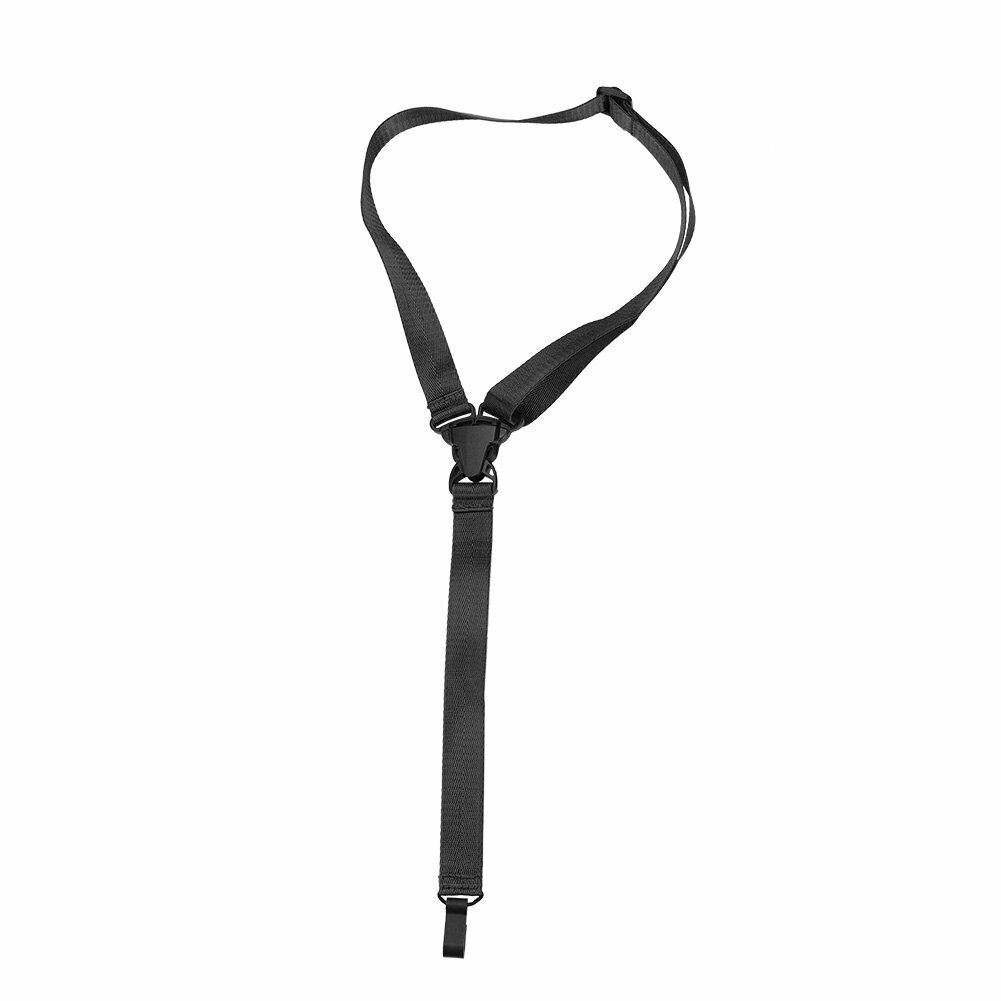 Adjustable Ukulele Ukelele Strap Lanyard Snap Fit Nylon with Hook (Black)