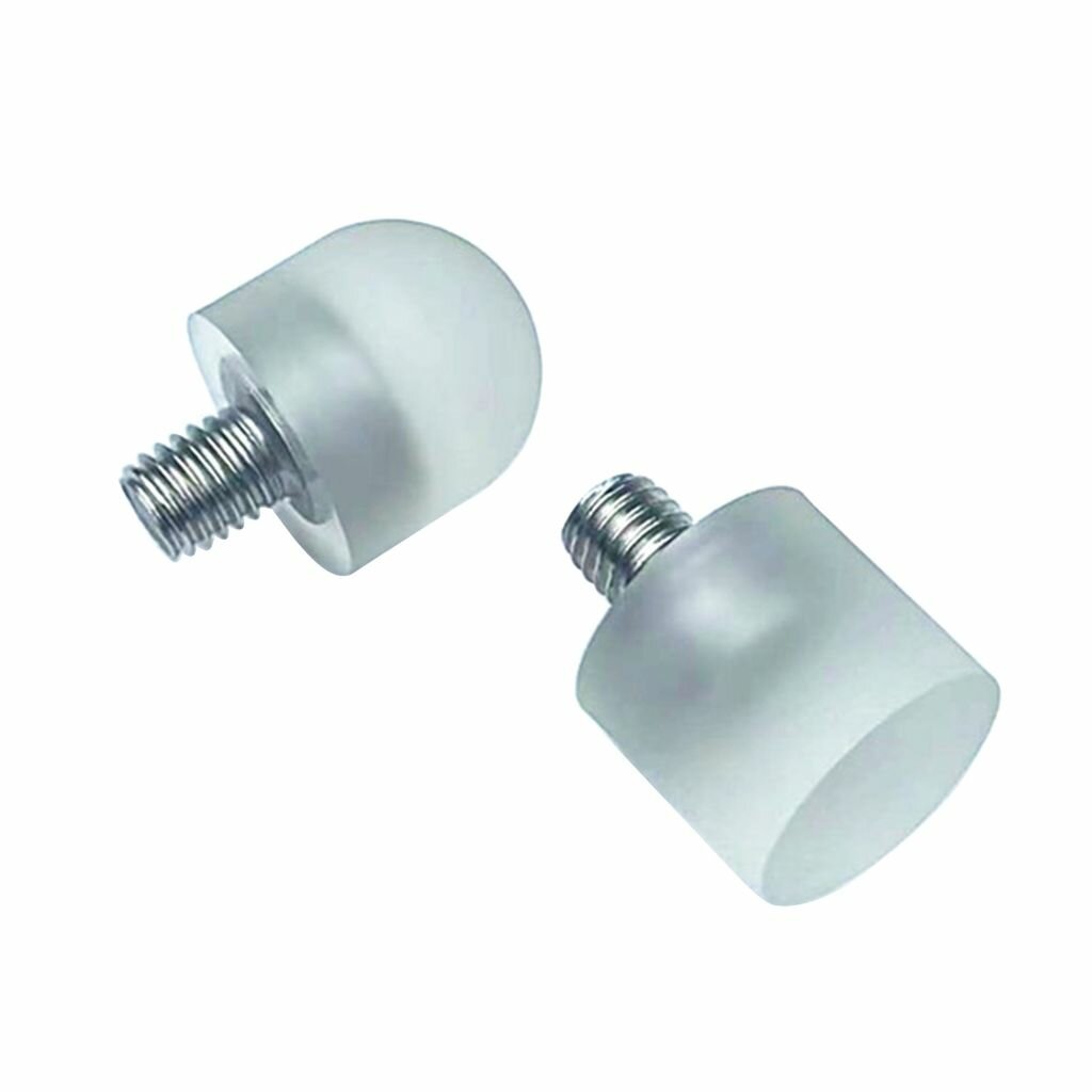 1 набор из 2 молотков для выравнивания со сменной полиуретановой головкой, прозрачного цвета