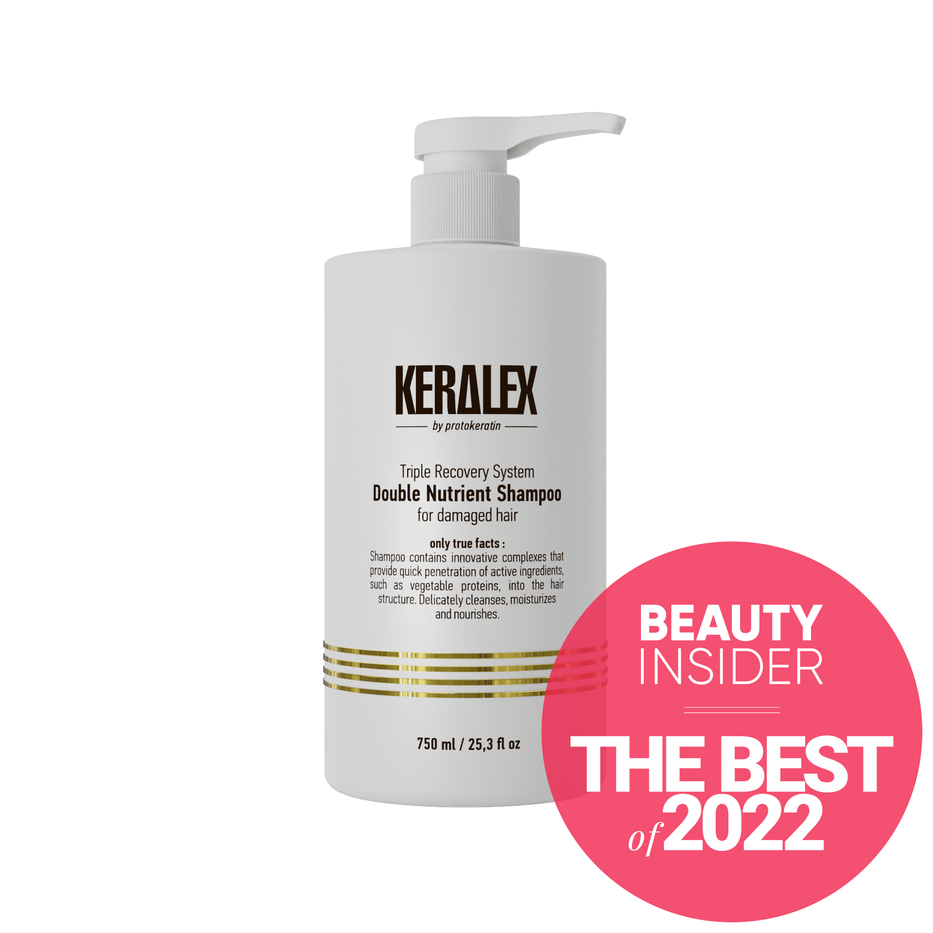 Шампунь для интенсивного восстановления волос от KERALEX профессиональный, 750мл