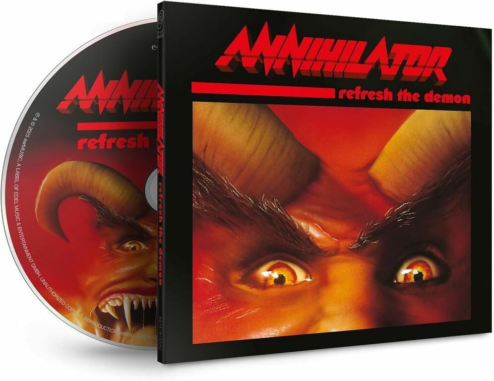 Компакт-диск Annihilator – Refresh the Demon CD, Digipak, Limited Edition, earMUSIC 2025